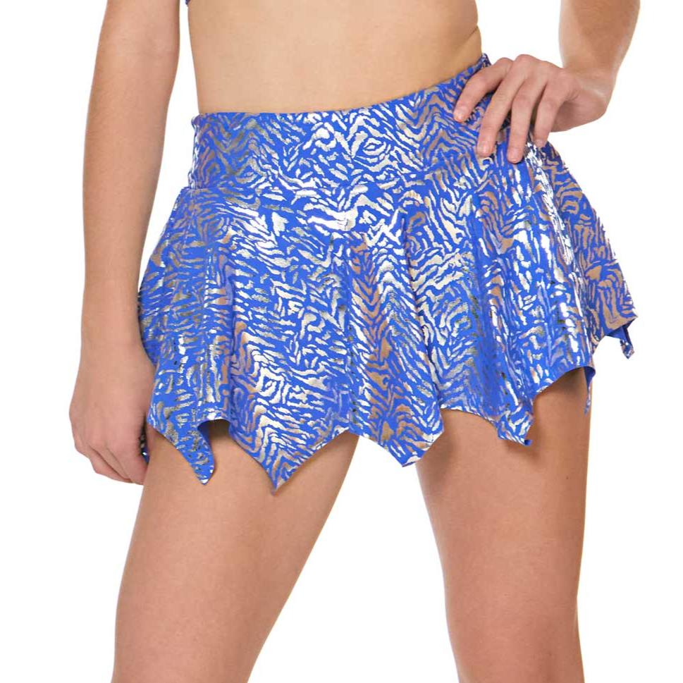 Vitality Pointed Skirt - Blue Zebra | Dragonwing